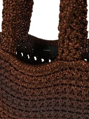 Alanui Knitted Tote Bag - Black