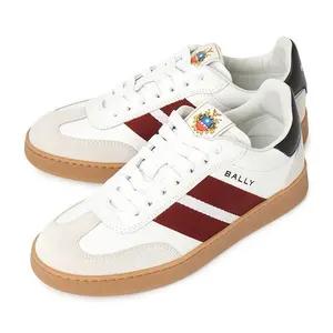 Bally Lace-up Sneakers With Perforated Details - White