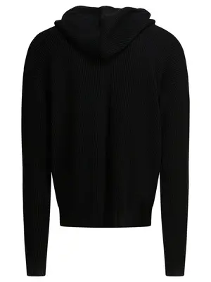 Rick Owens Temple Zipped Hoodie - Black