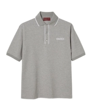 Gucci Logo Embroidered Short-sleeve Polo Shirt