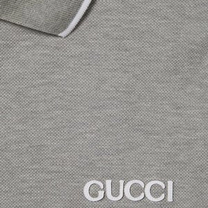 Gucci Logo Embroidered Short-sleeve Polo Shirt