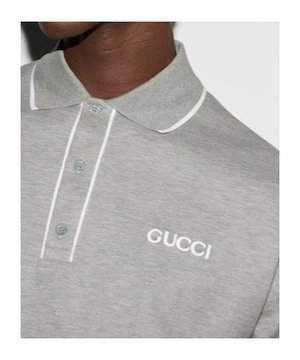 Gucci Logo Embroidered Short-sleeve Polo Shirt