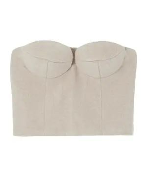 Magda Butrym Cashmere Corset Top