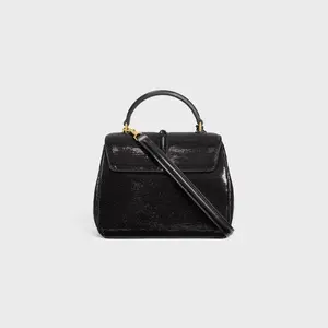 Celine Mini 16 Bag In Sequins And Calfskin