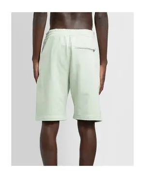 Alexander McQueen Logo Embroidered Bermuda Shorts
