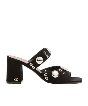 Valentino Garavani Nellcôte Slide Sandal 75mm - Nero