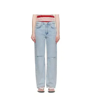 RAG  BONE Rag & Bone High-rise Straight-leg Jeans With Embroidered Logo