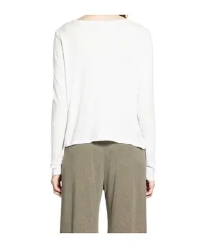 JAMES PERSE Deep V-neck Long-sleeve T-shirt