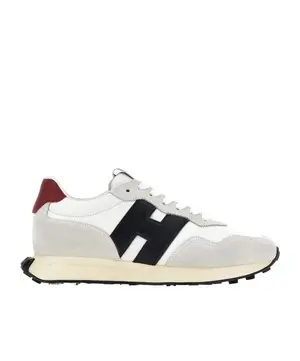 Hogan Low Top Lace-up Sneakers - Blue Gray Red