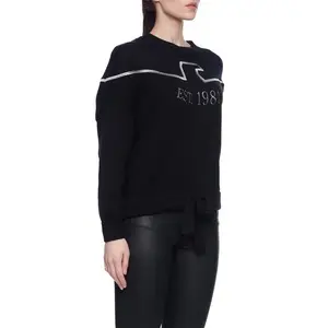 Emporio Armani Embroidered Logo Cotton Jumper