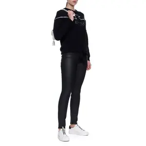 Emporio Armani Embroidered Logo Cotton Jumper