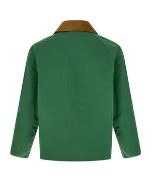 Barbour High-neck Long-sleeved Jacket With Corduroy Collar