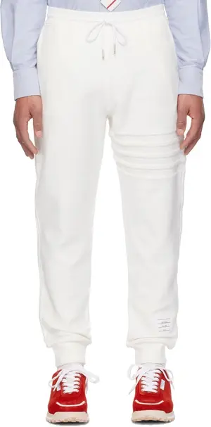 Thom Browne 4-bar Stripe Detailed Sweatpants