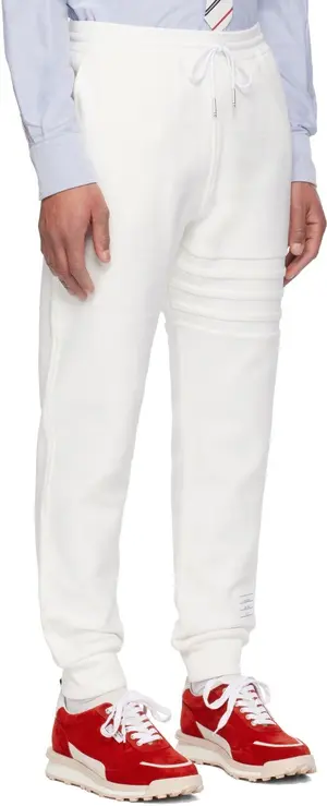 Thom Browne 4-bar Stripe Detailed Sweatpants