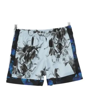 Dries Van Noten Floral Print Swim Shorts - Black