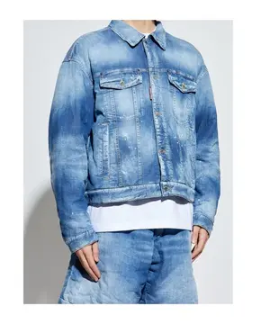 Dsquared2 Distressed Denim Jacket
