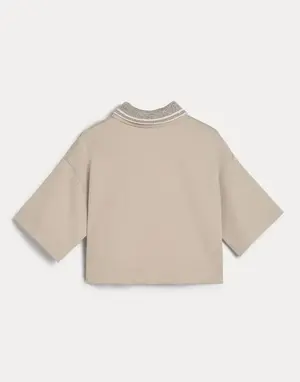 Brunello Cucinelli Sparkling Knit-collar Polo Shirt