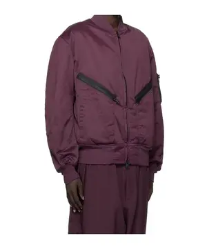 Y3 Oversized Bomber Jacket - Red