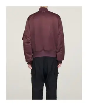 Y3 Oversized Bomber Jacket - Red