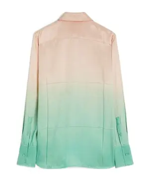 JIL SANDER Wide Pointed Collar Shirt With Tie Detail