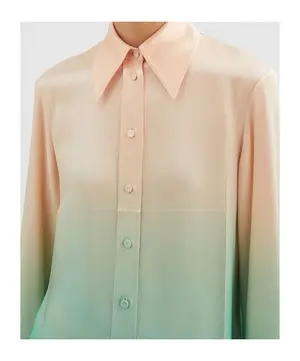 JIL SANDER Wide Pointed Collar Shirt With Tie Detail
