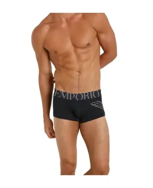 Emporio Armani Logo Detail Panties - Brown