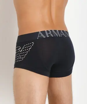 Emporio Armani Logo Detail Panties - Brown