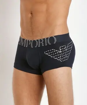Emporio Armani Logo Detail Panties - Brown
