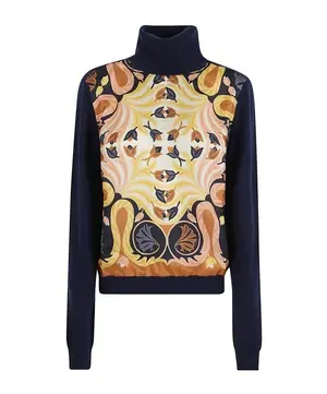 Etro Turtleneck Ribbed Jumper