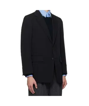 Auralee Long-sleeved Suit Jacket - Black
