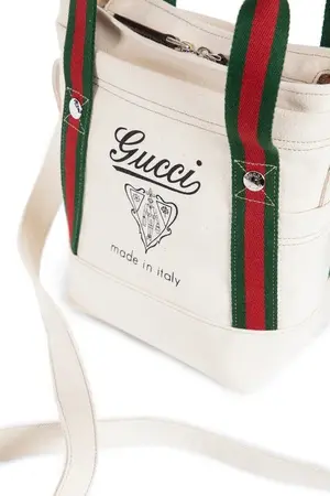 Gucci Medium Printed Canvas Web Bag