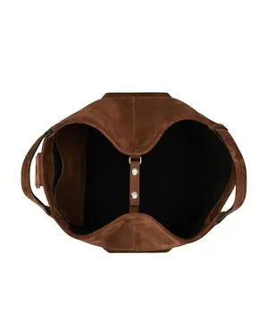 ROGER VIVIER Suede Tote Bag With Buckle Detail