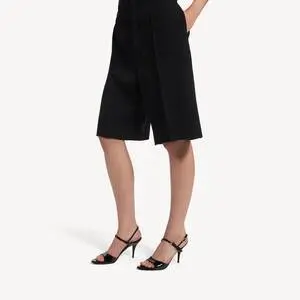 Balenciaga Avenue Bow Heeled Sandals - Black/silver