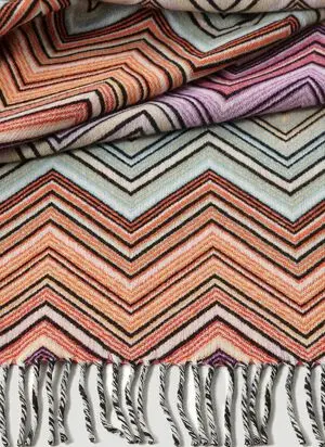 Missoni Zig-zag Woven Fringed-edge Throw - Multicolor