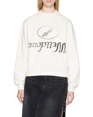 We11Done Logo Print Sweatshirt