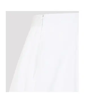 JIL SANDER Poplin Balloon Shorts - White