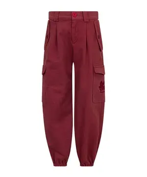 Etro Embroidered Cargo Trousers - Red