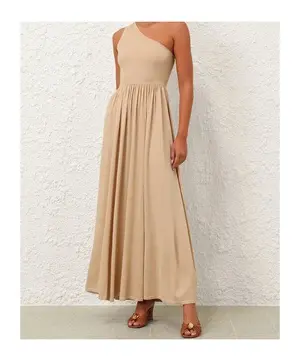 Zimmermann One-shoulder Maxi Dress