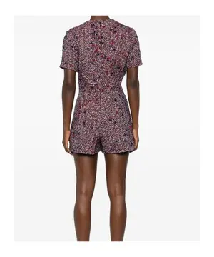 Gucci Buttoned Short Sleeve Playsuit
