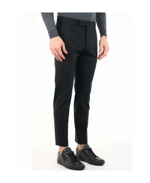 PT TORINO Slim Fit Tailored Trousers With Logo Detail