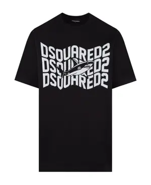 Dsquared2 Logo Printed Crewneck T-shirt