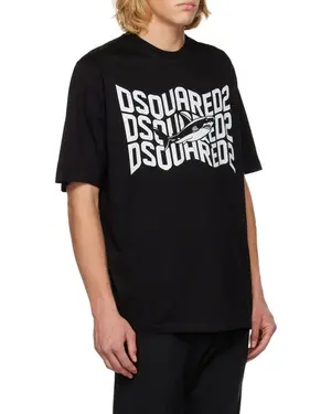 Dsquared2 Logo Printed Crewneck T-shirt
