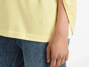 J.W.ANDERSON Short Sleeve T-shirt With Knotted Sleeves