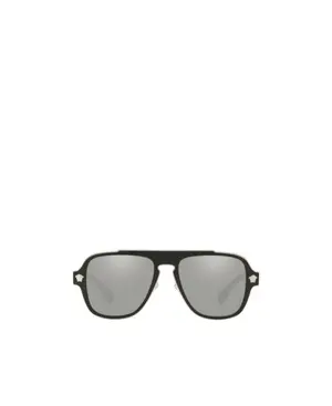 Versace Logo Sunglasses - Gray