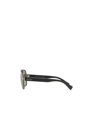 Versace Logo Sunglasses - Gray