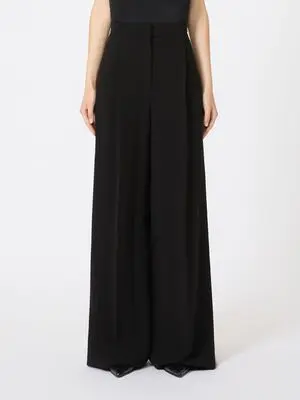 Max Mara Compact Cady Trousers - Black