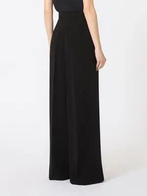 Max Mara Compact Cady Trousers - Black