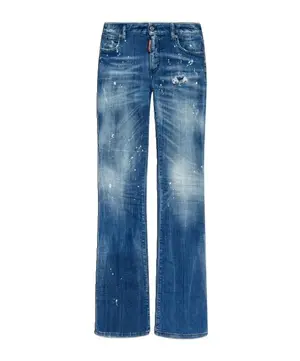 Dsquared2 Distressed Flared Jeans - Blue