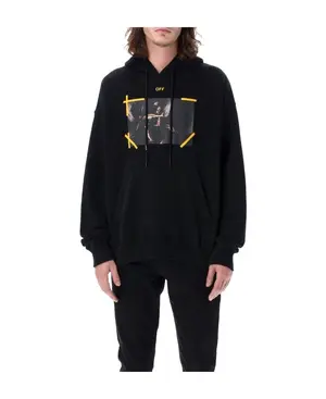 Off-White Arrows Caravaggio Print" Hoodie