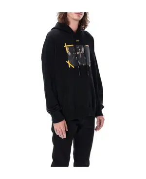 Off-White Arrows Caravaggio Print" Hoodie
